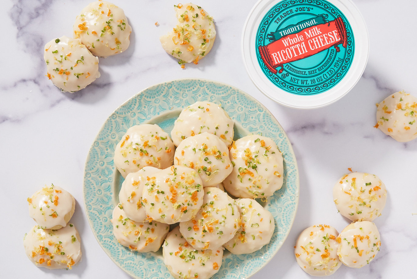 Citrus Sprinkled Ricotta Cookies