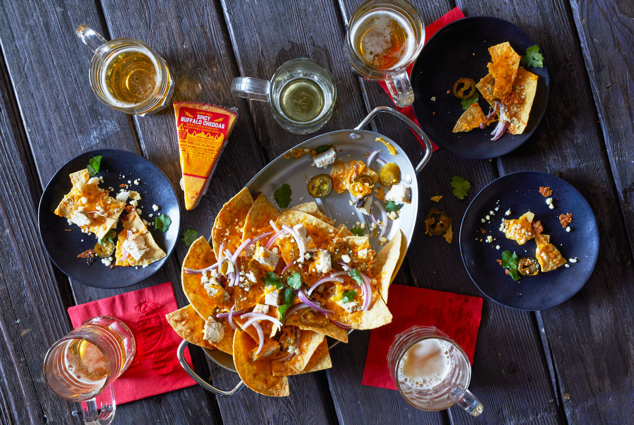 Buffalo Chicken Nachos
