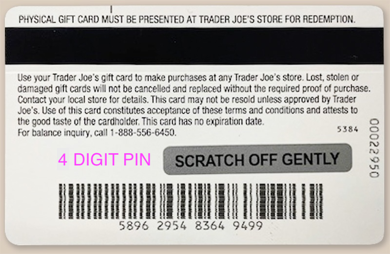 Gift Card Balance Inquiry