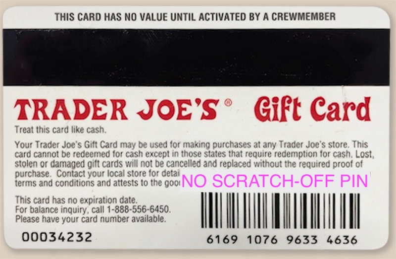 Gift Card Balance Inquiry