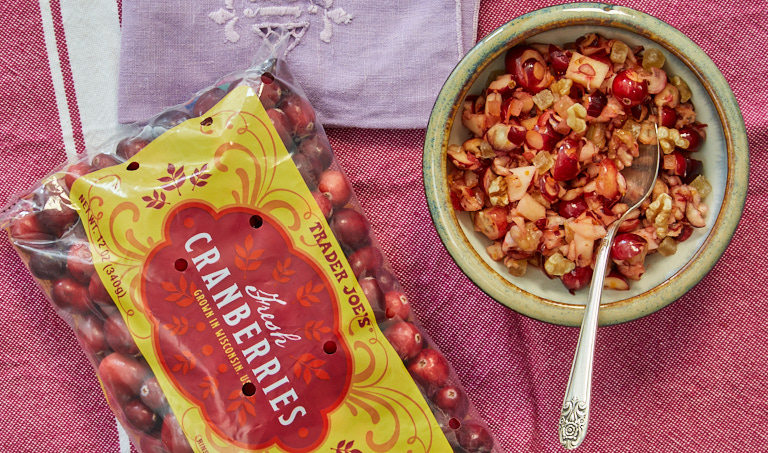 Raw Cranberry Relish