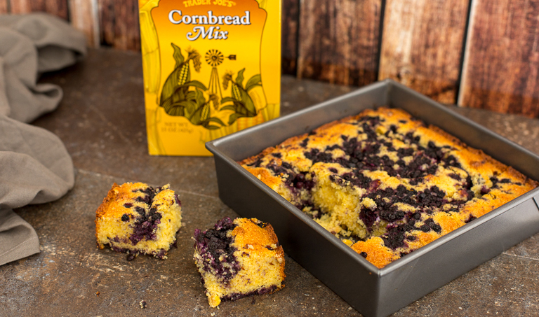 Blueberry Corn Cake