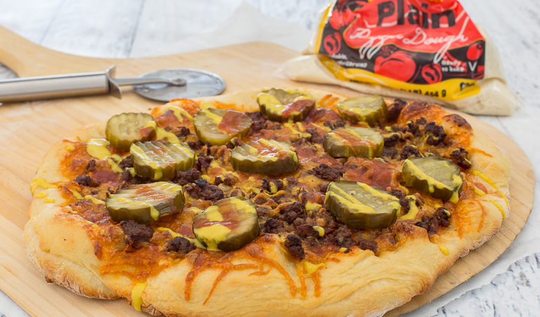 Cheeseburger Pizza