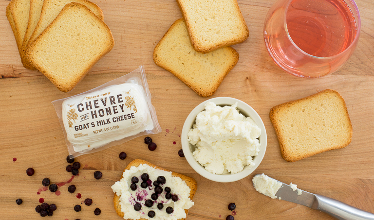Chèvre With Honey Brioche Toasts