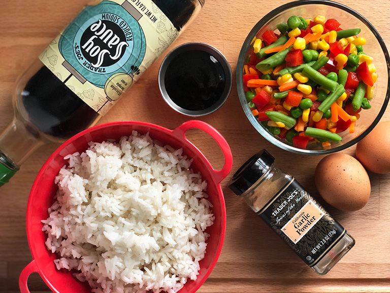 Fridge-Foraged Fried Rice